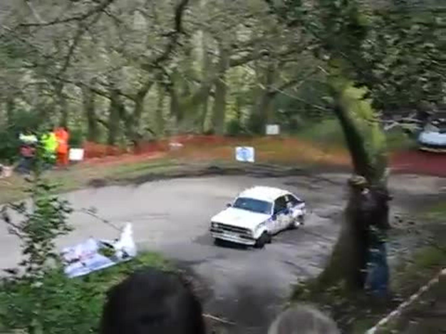Spinning Rally Car Takes Fence with It | Jukin Licensing