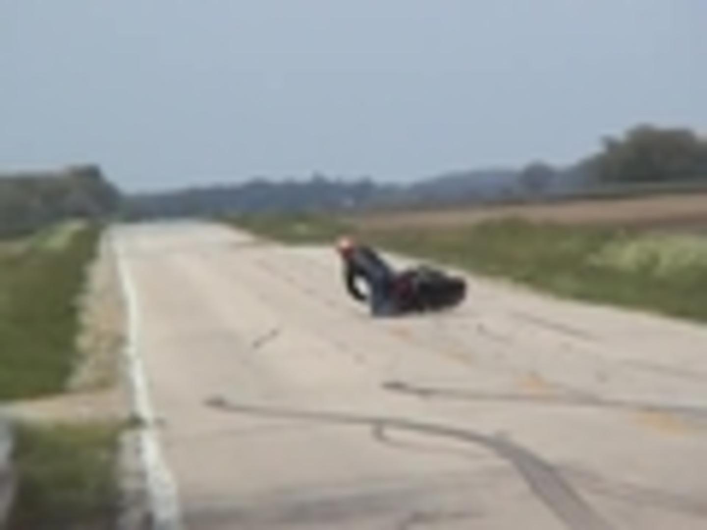 Lady on Motorcycle Has Wardrobe Malfunction | Jukin Media Inc