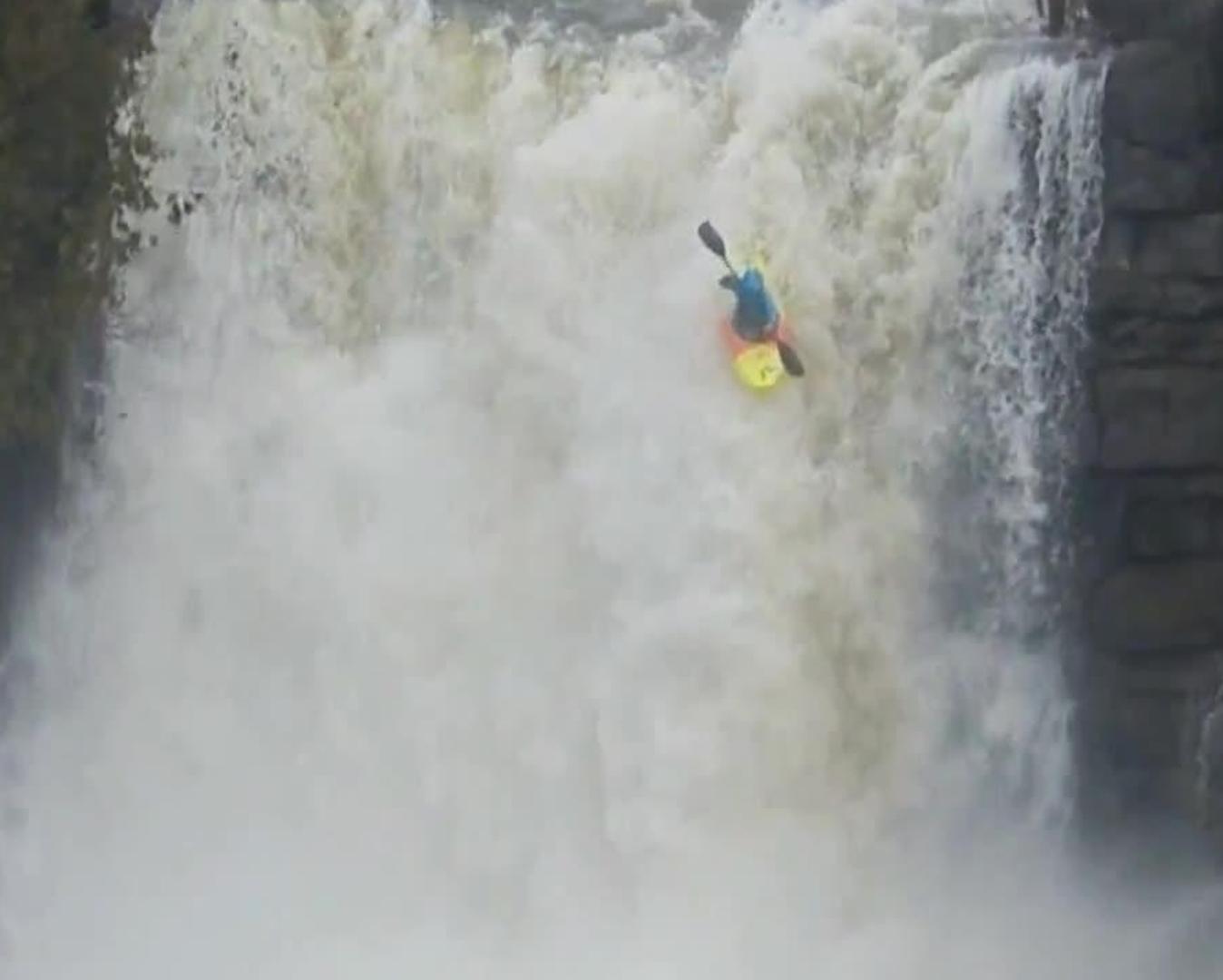 Kayaking Over Waterfall | Jukin Licensing