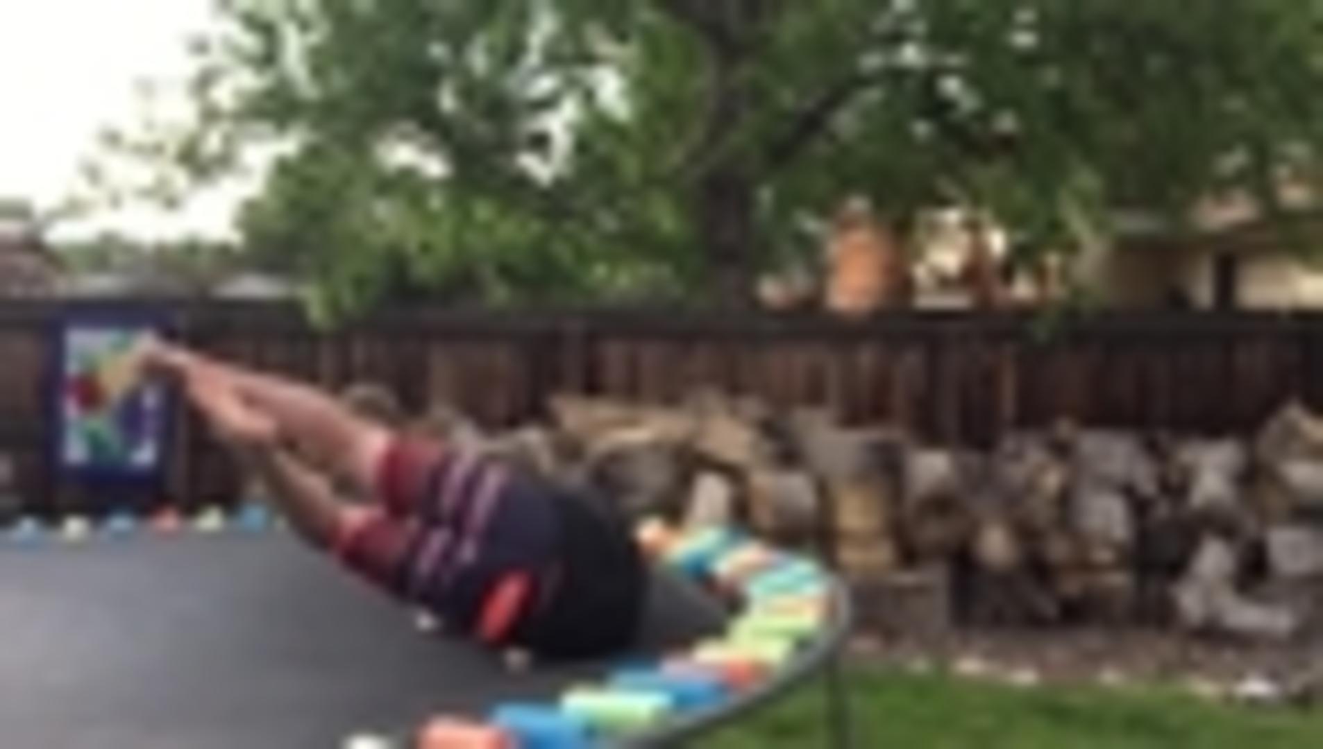 Trampoline Breaks and Causes Fall | Jukin Licensing