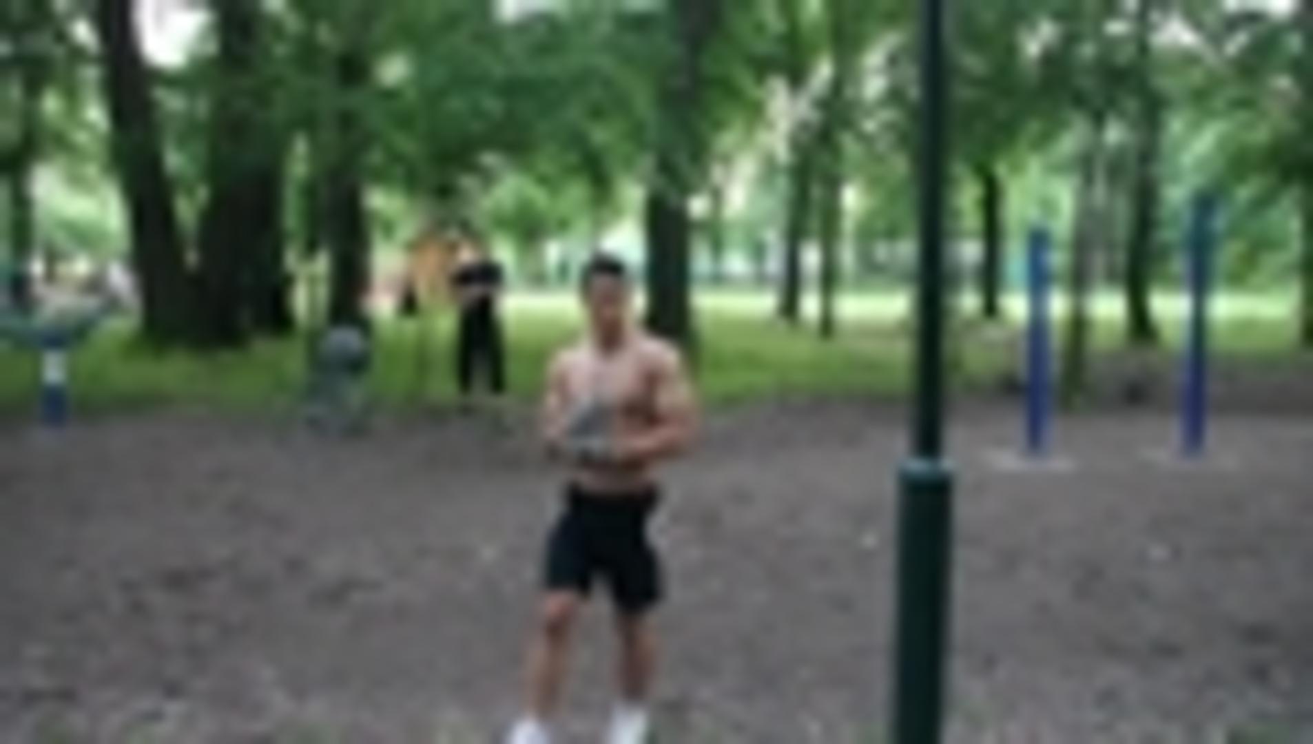 Guy Fails at Urban Workout on Light Pole | Jukin Licensing