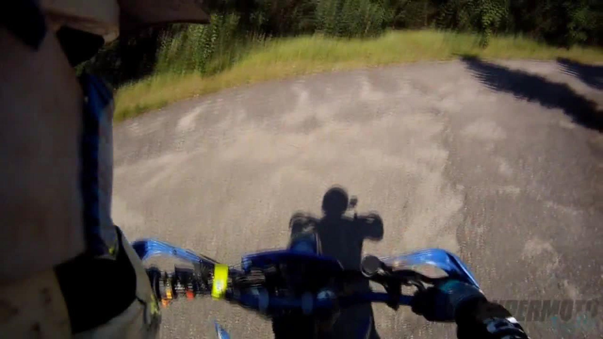 Motorcycle Wheelie Stands Up and Crashes | Jukin Licensing