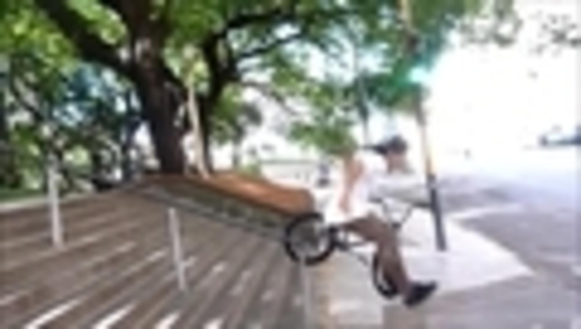 BMX Rail Slide Fail Lands On Feet | Jukin Licensing