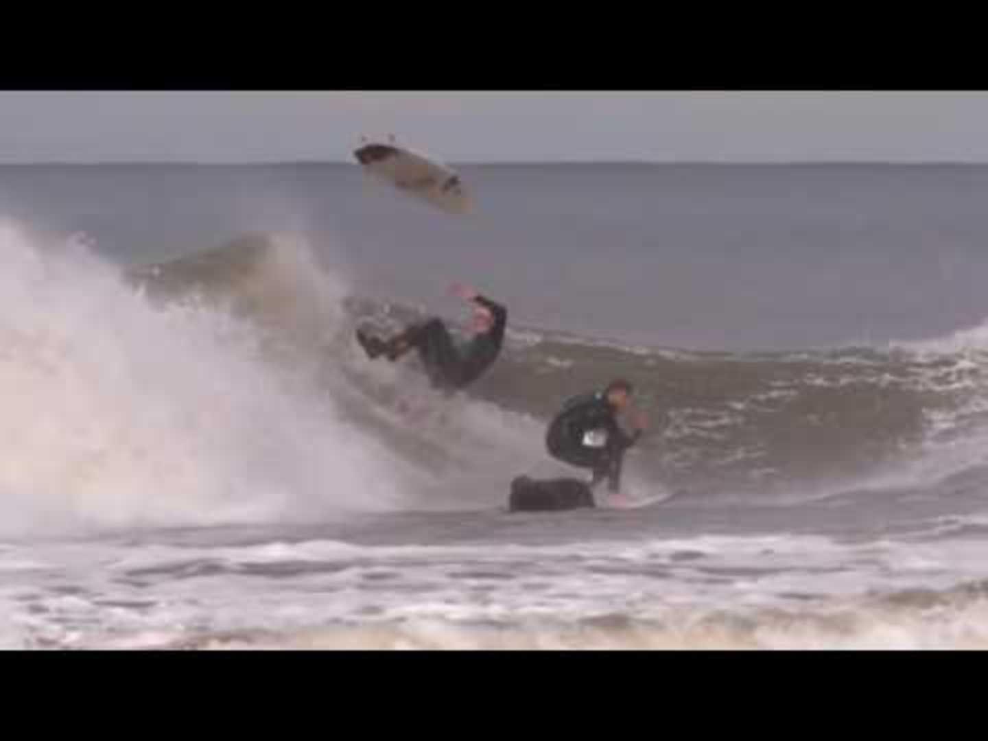 Surfers Crash into Each Other | Jukin Media Inc