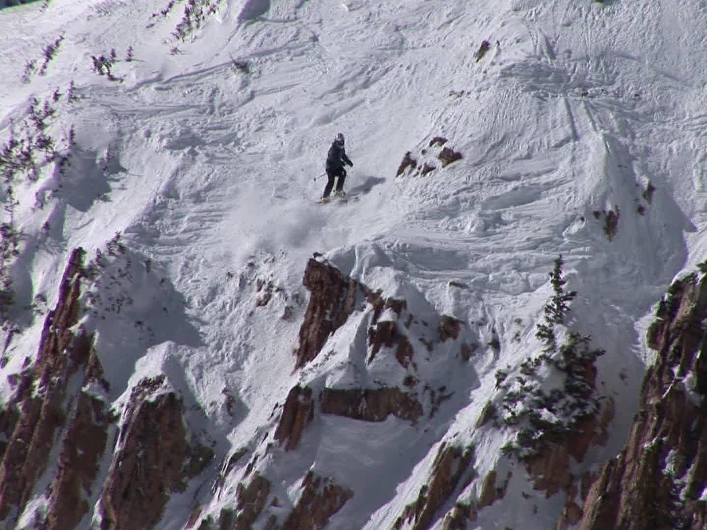 Skier Falls Off Cliff and Tumbles Down Mountain | Jukin Licensing