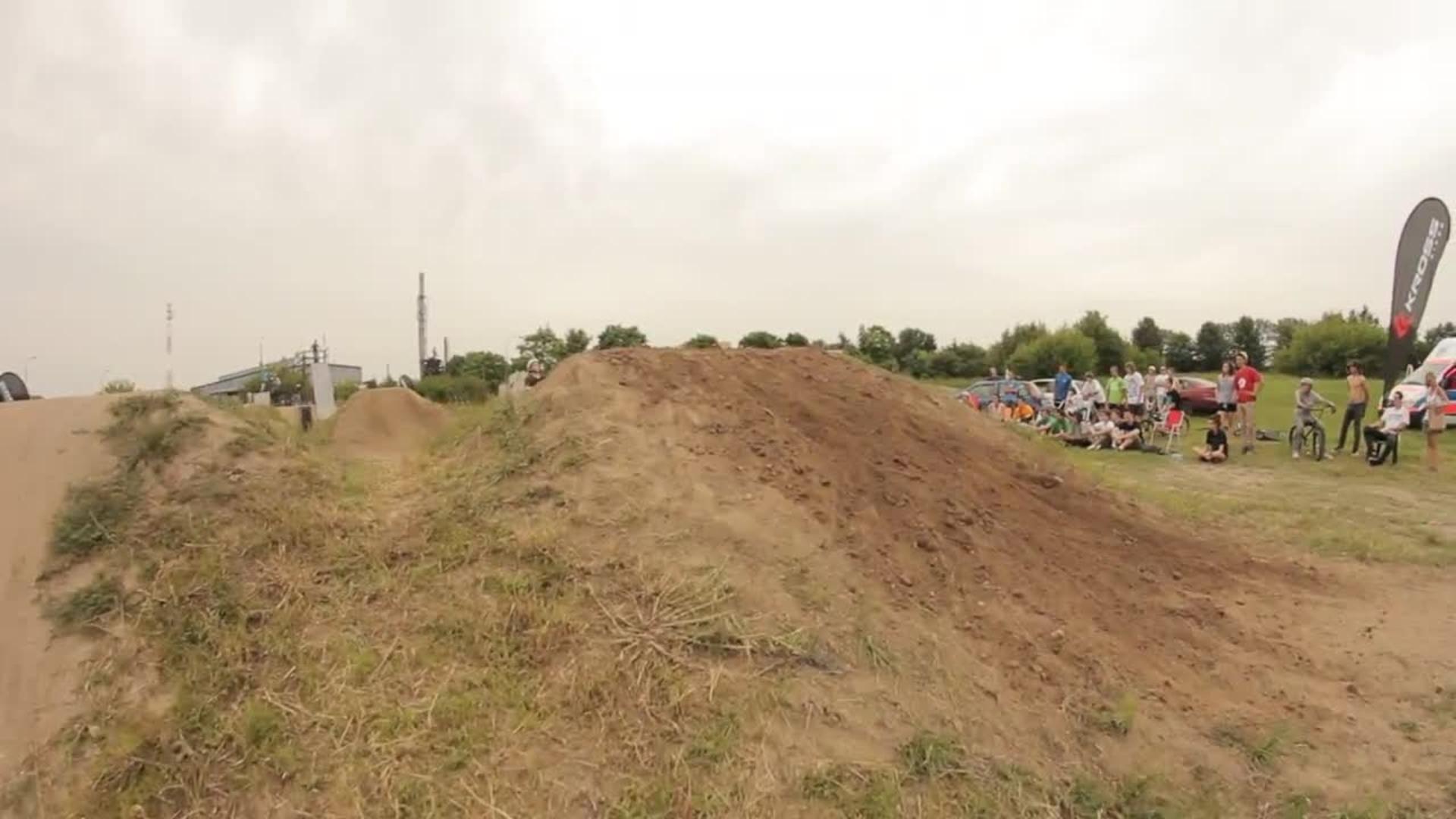 Monster Truck Fails at Riding up Dirt Ramp | Jukin Media Inc