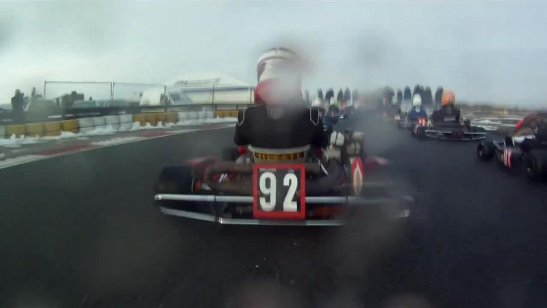 Mini Rok Cup Go Kart Crash | Jukin Media Inc