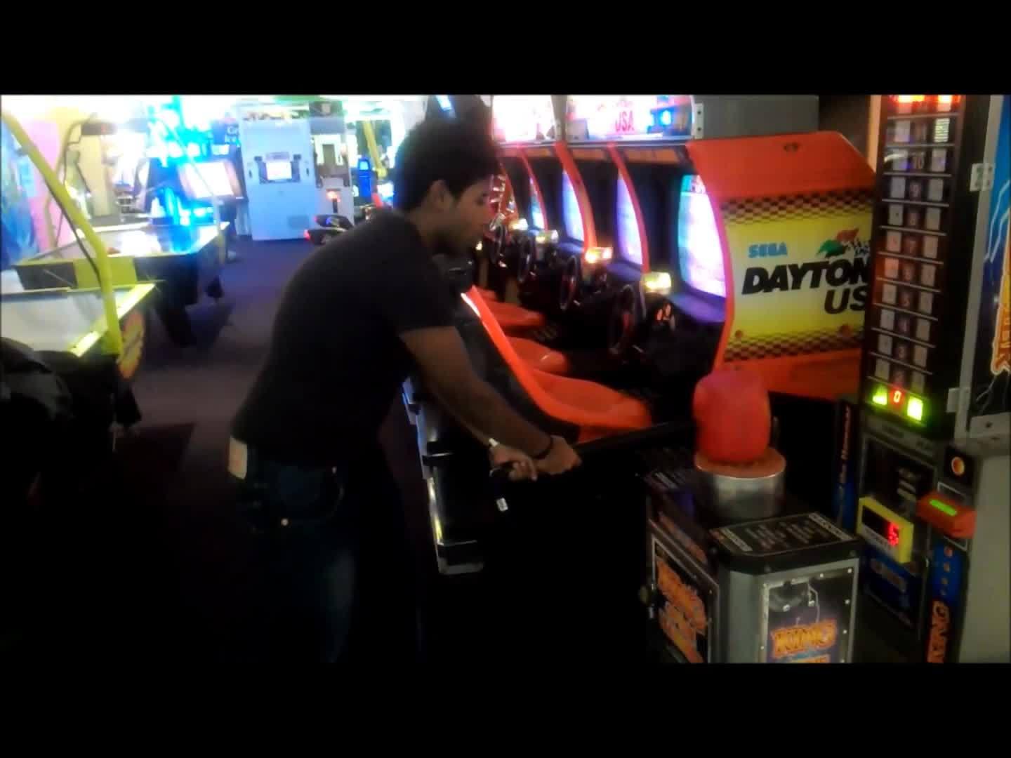 Guy Hits Himself with Arcade Game Hammer | Jukin Media Inc