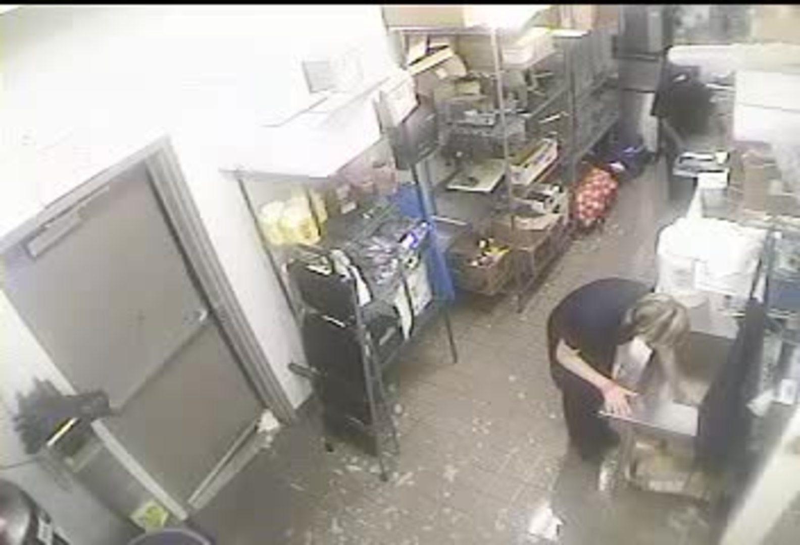 Waiter Falls in Kitchen | Jukin Media Inc