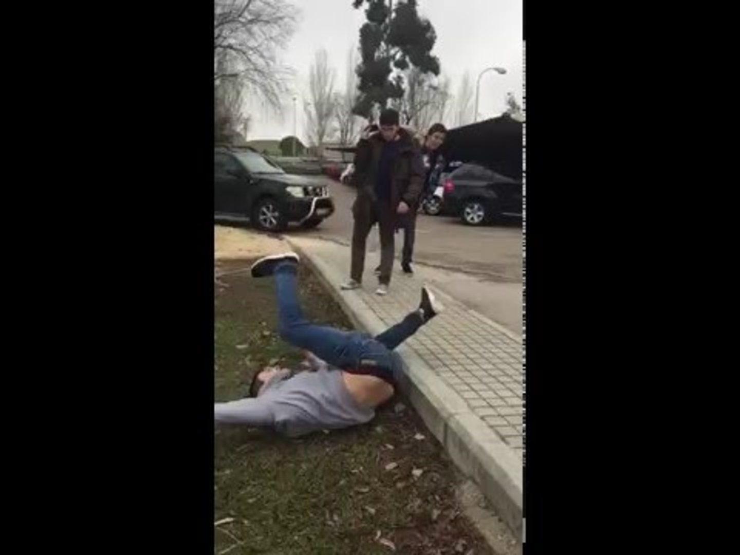 Guy Fails to Jump from Table to Sidewalk | Jukin Licensing