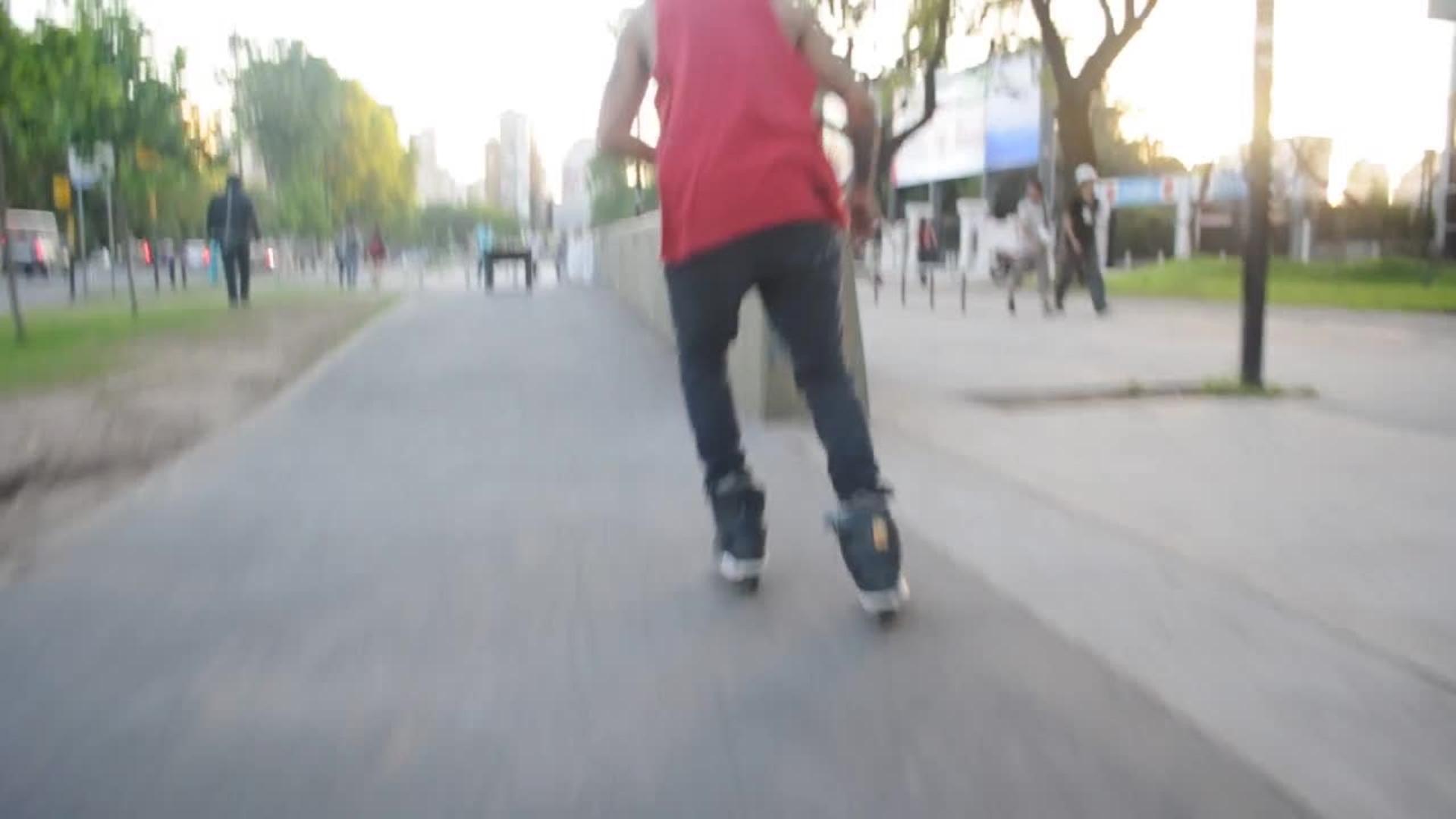 Rollerblader Breaks Leg off Grind | Jukin Media Inc