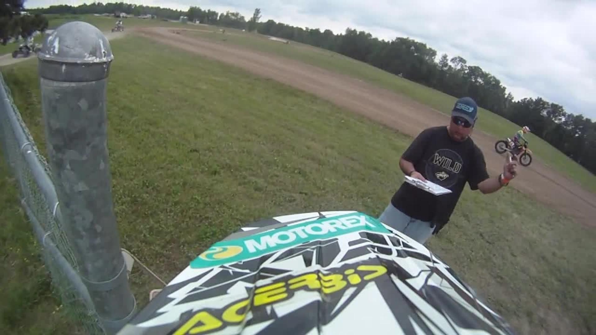 Brutal Dirt Bike Crash on Track | Jukin Media Inc