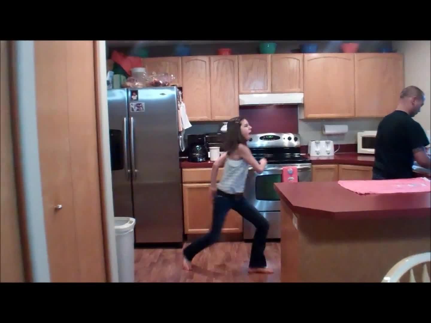 Son Kicks Father's Crotch | Jukin Media Inc