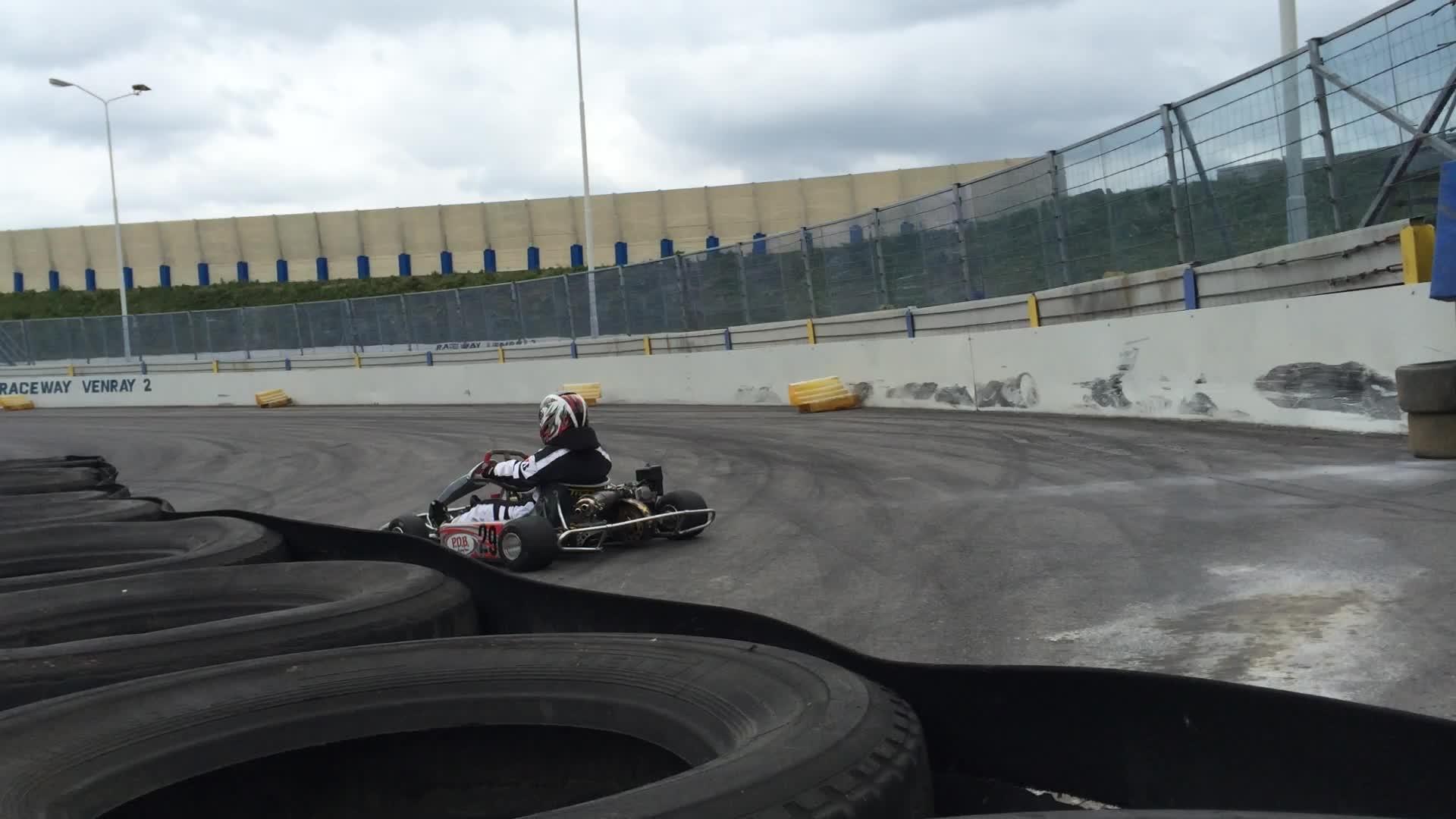 Go-Kart Seat Ejected in Head-On Collision | Jukin Media Inc