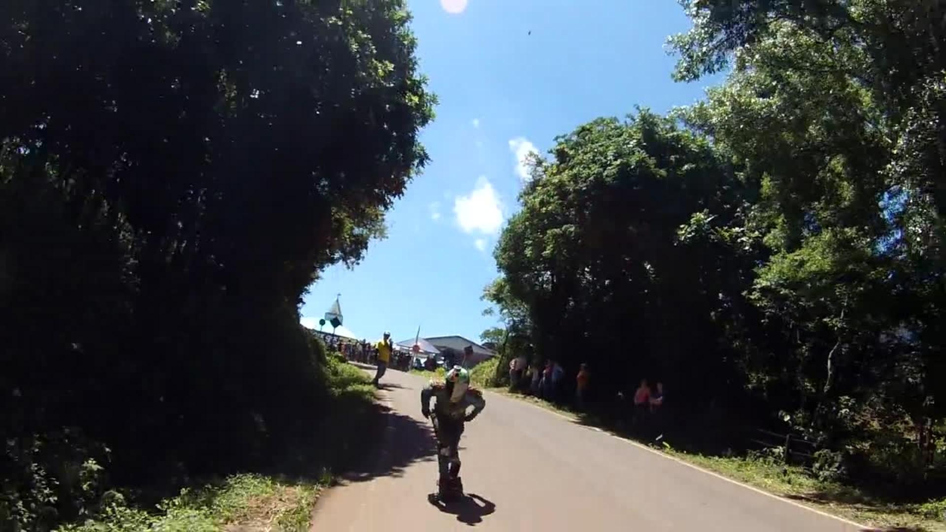 Surviving a Downhill Skateboard Crash at 65 MPH | Jukin Licensing