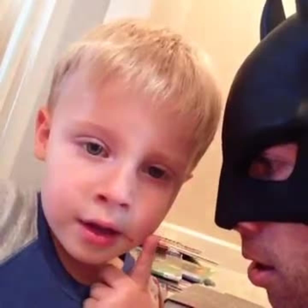 BatDad Investigates Son's Scars | Jukin Licensing