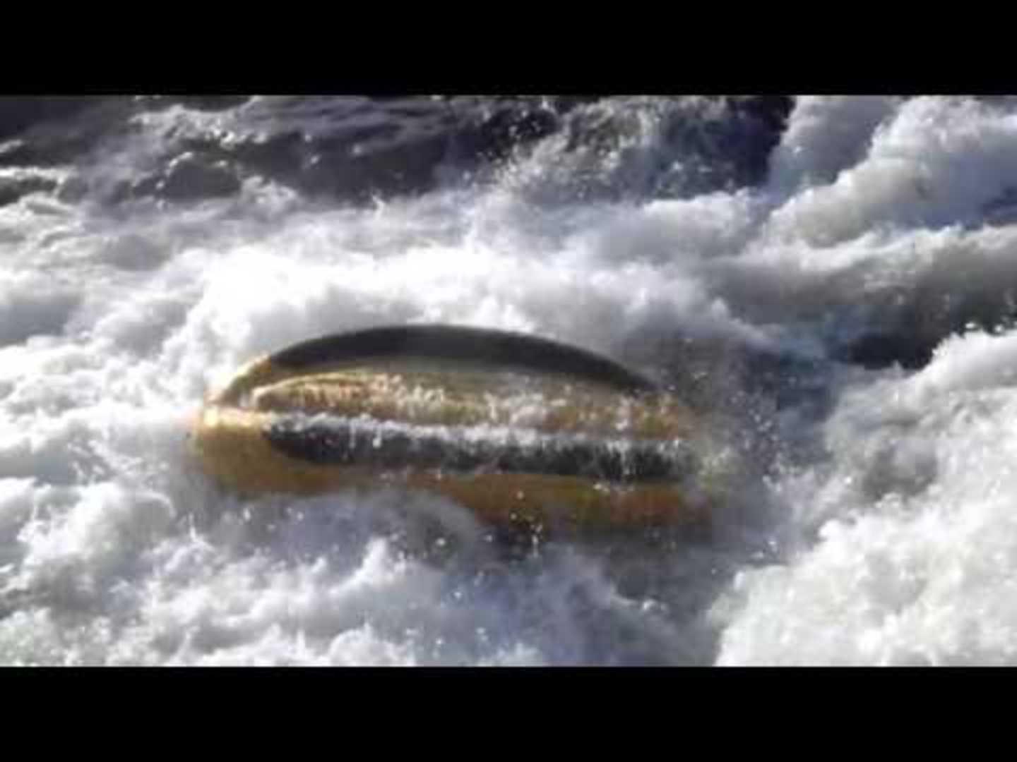Boy Falls off Raft on Slide | Jukin Media Inc