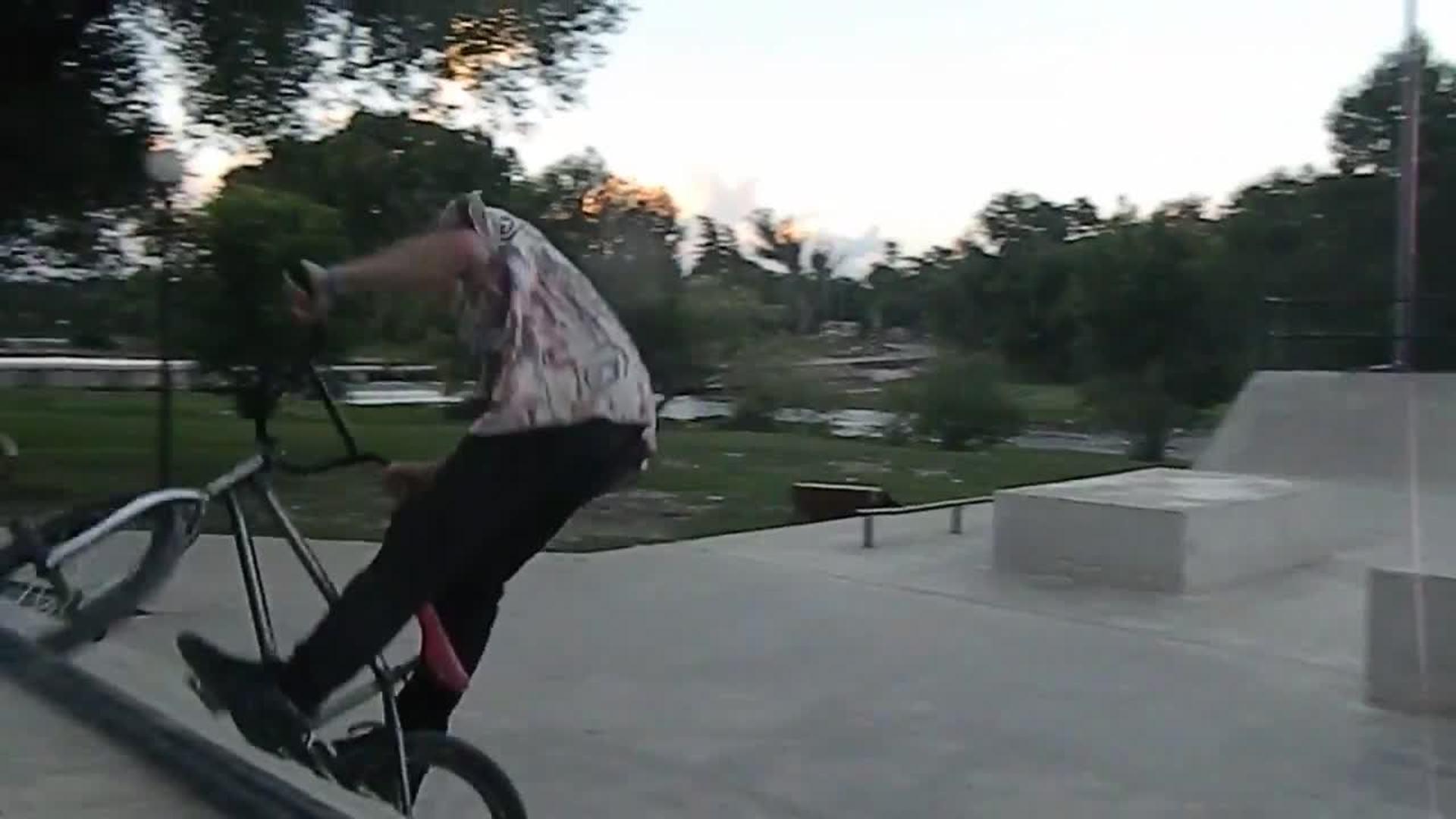 BMXer Bails Trying to Perform 180 without Helmet | Jukin Licensing