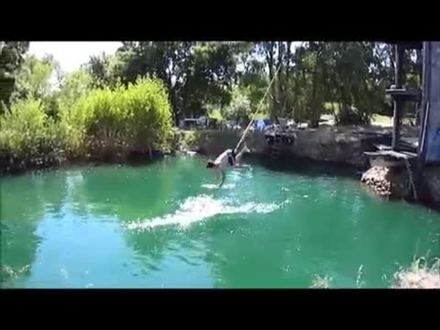 Backflip Off Rope Swing Fail | Jukin Licensing