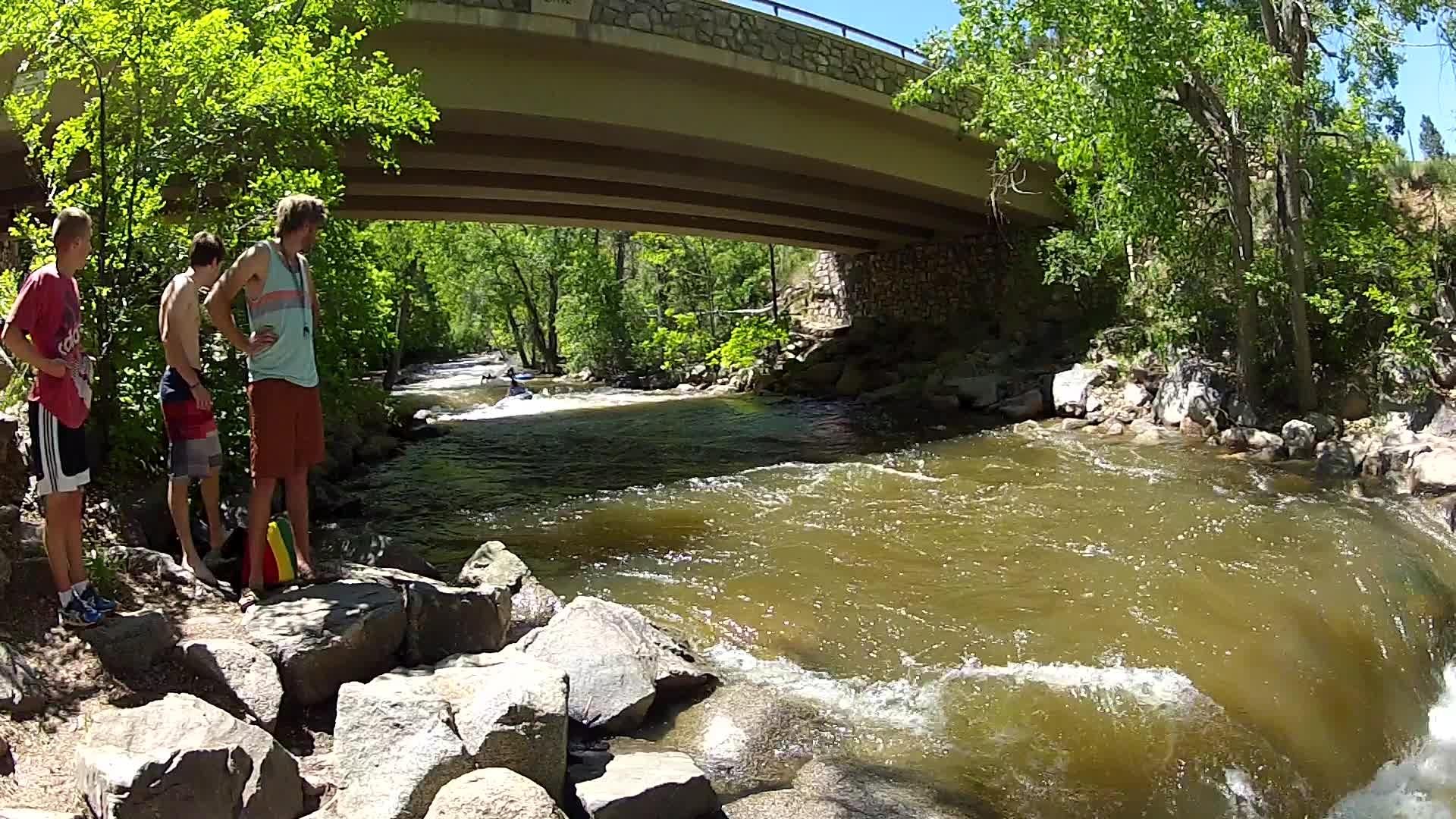 Girl Gets Stuck in Tube in Waterfall | Jukin Licensing