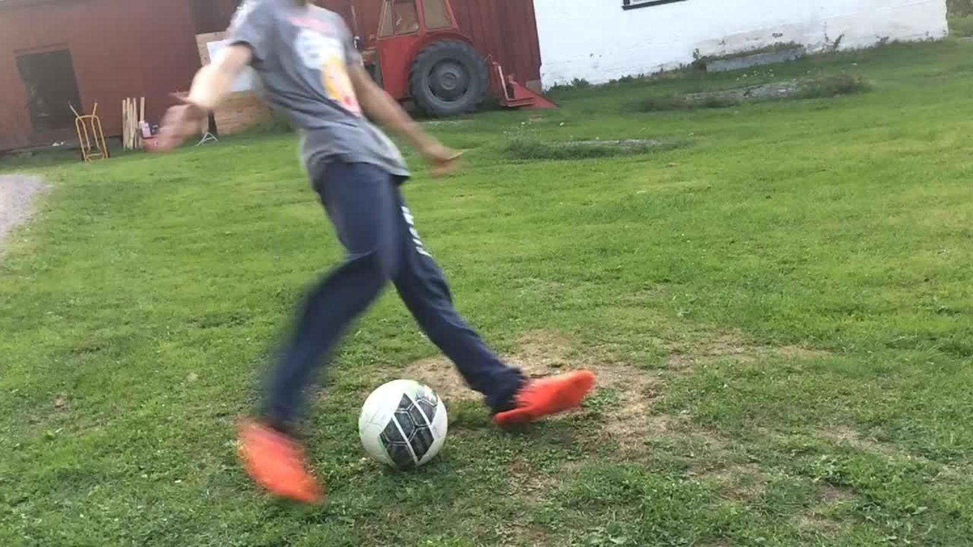 Kid Trips and Falls on Soccer Ball | Jukin Media Inc