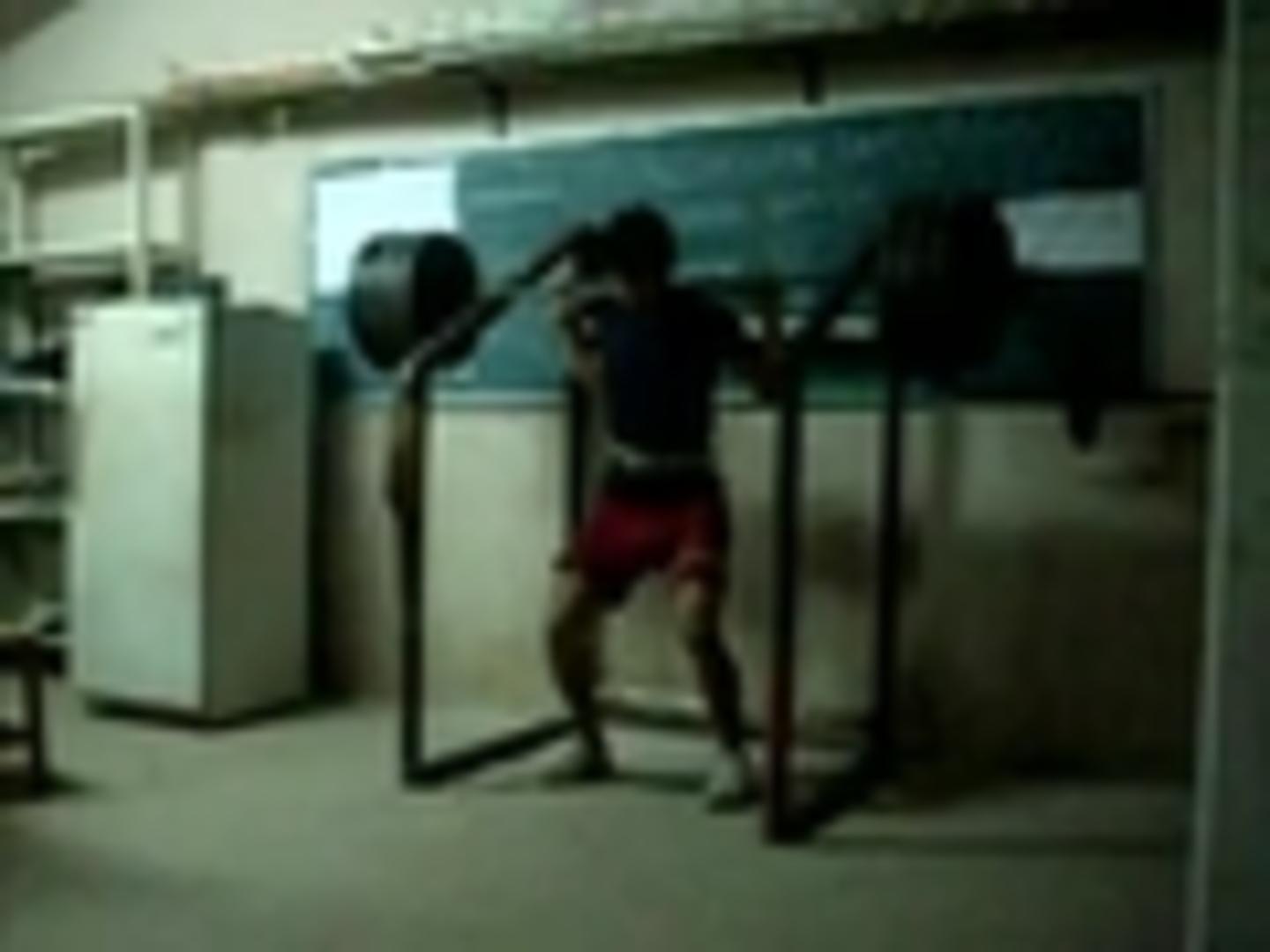 Barbell Falls on Guy's Neck | Jukin Licensing