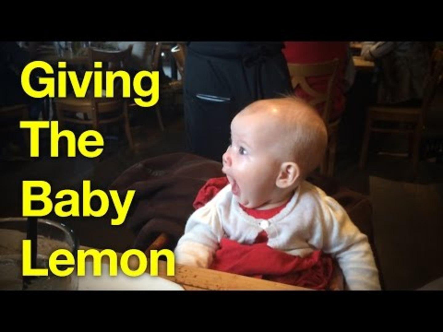 Baby Tastes Lemon at Restaurant | Jukin Licensing
