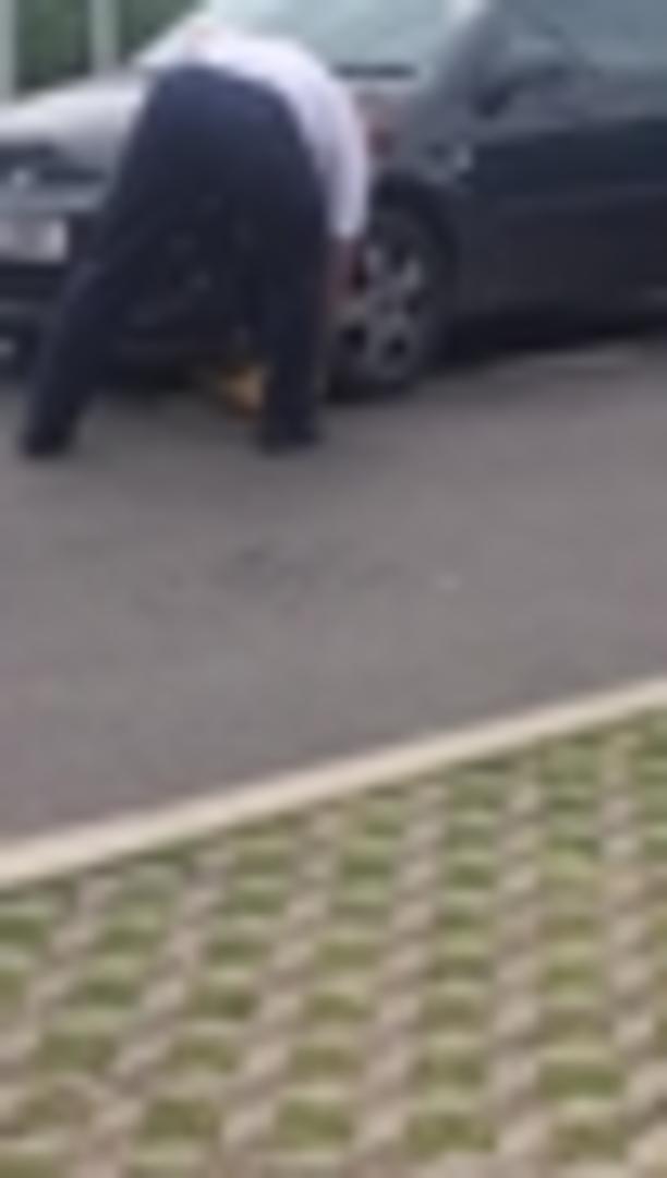 Traffic Cone Gets Stuck under Car Bumper | Jukin Licensing