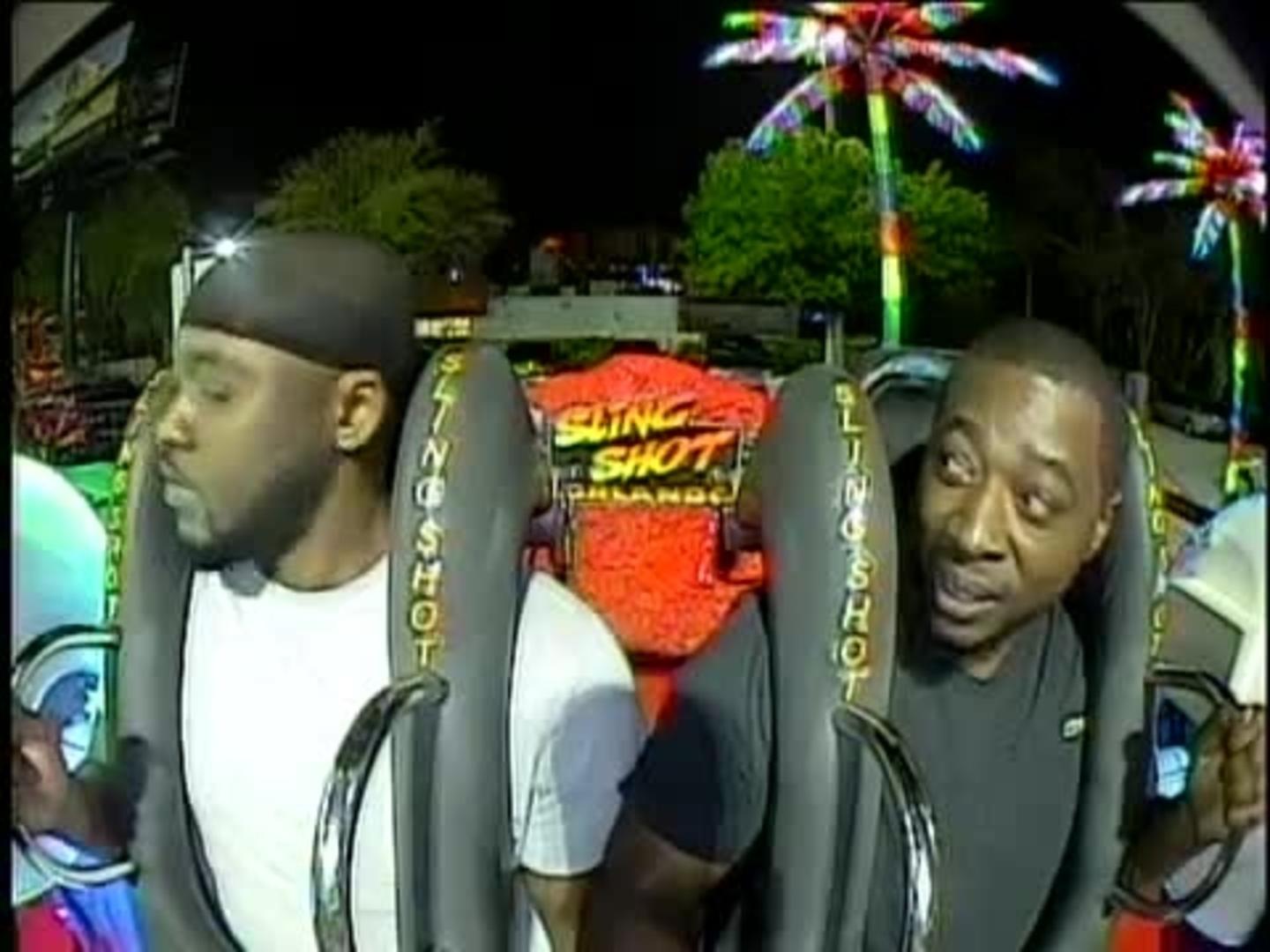 Two Guys Scream on Slingshot Ride | Jukin Licensing