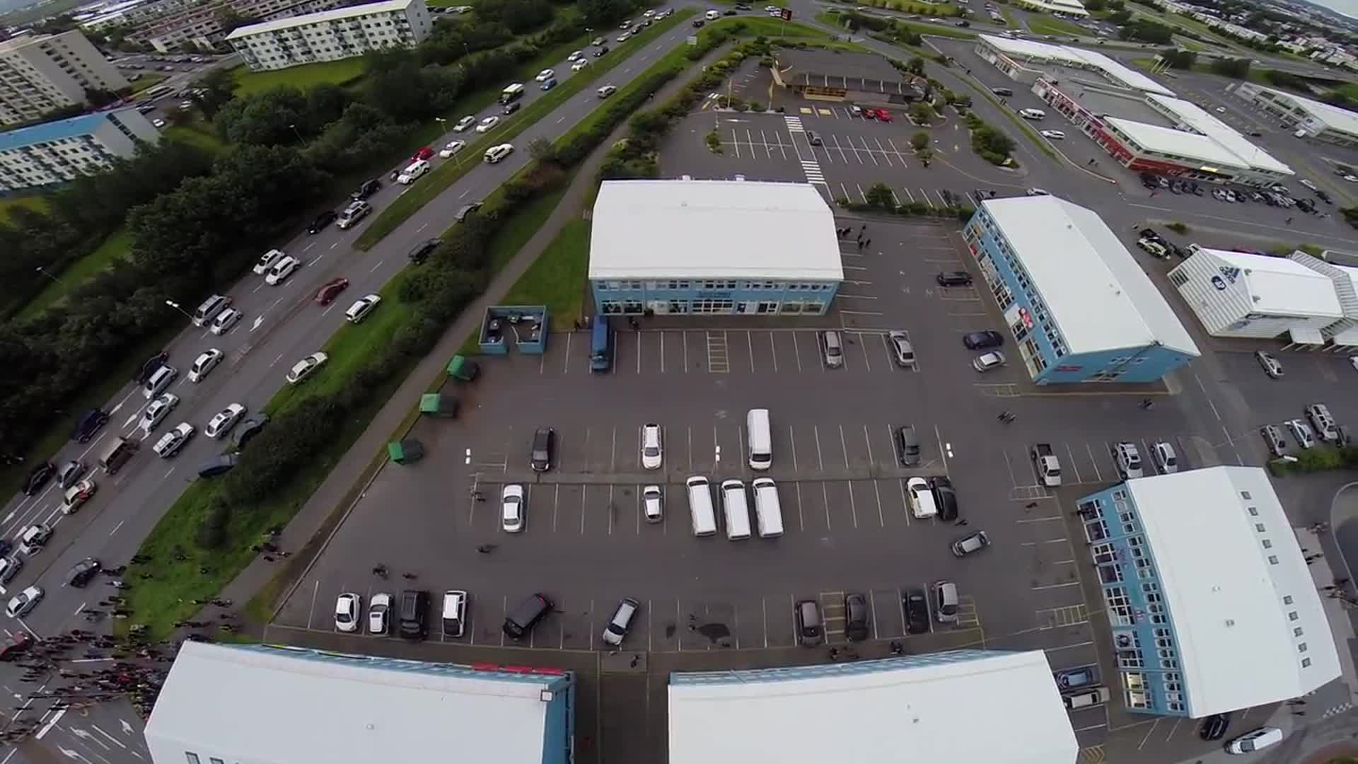 Aerial Drone Footage of Factory Fire | Jukin Media Inc