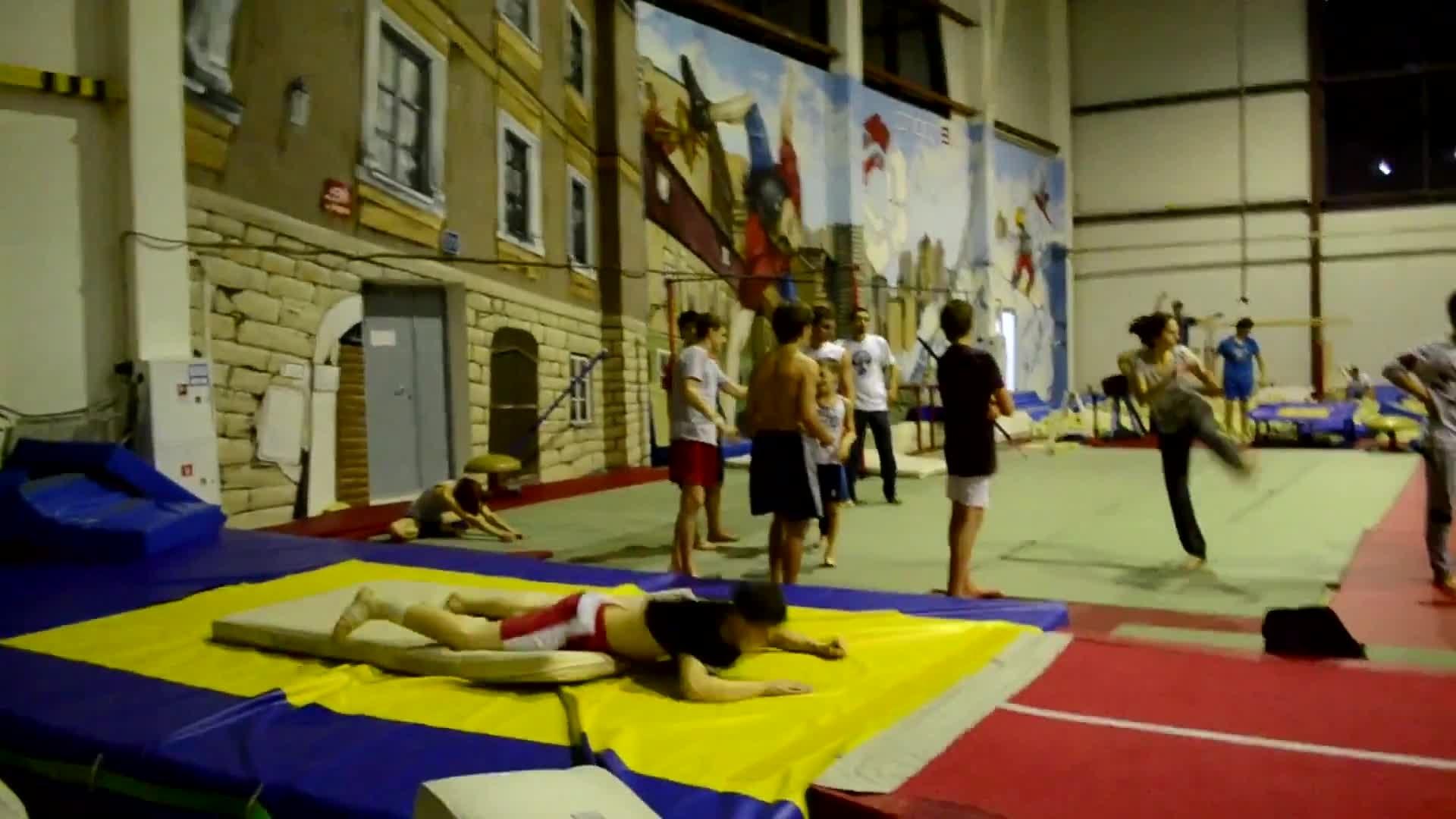 Crazy Gymnastics Flip Fail To Brutal Head Slam | Jukin Licensing