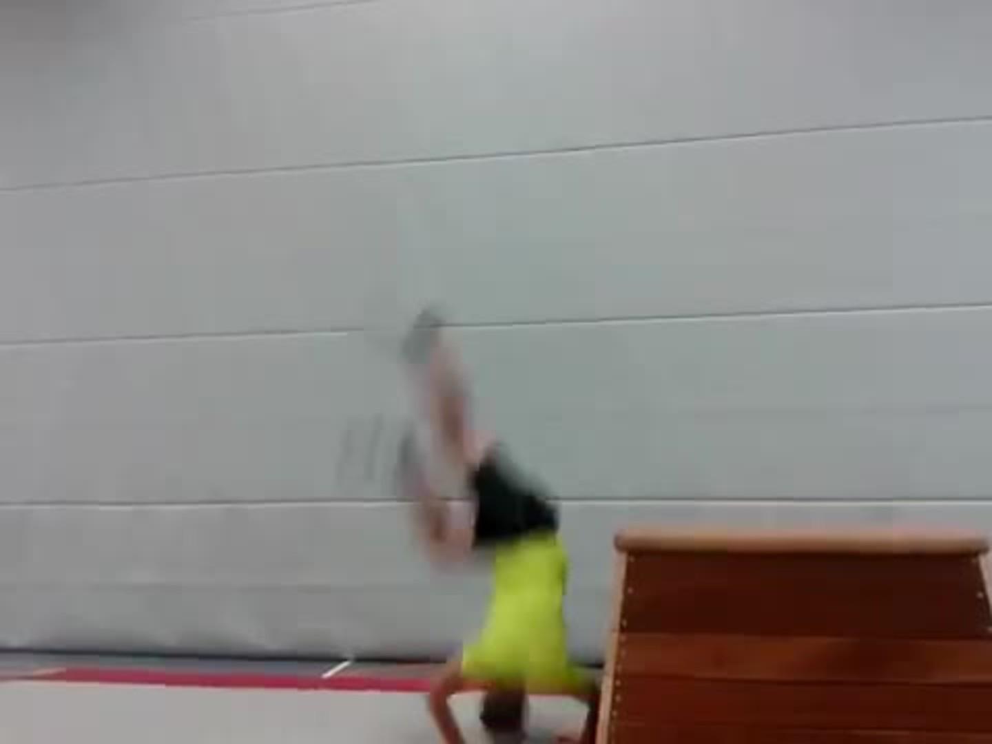 Crazy Gymnastics Flip Fail To Brutal Head Slam | Jukin Media Inc