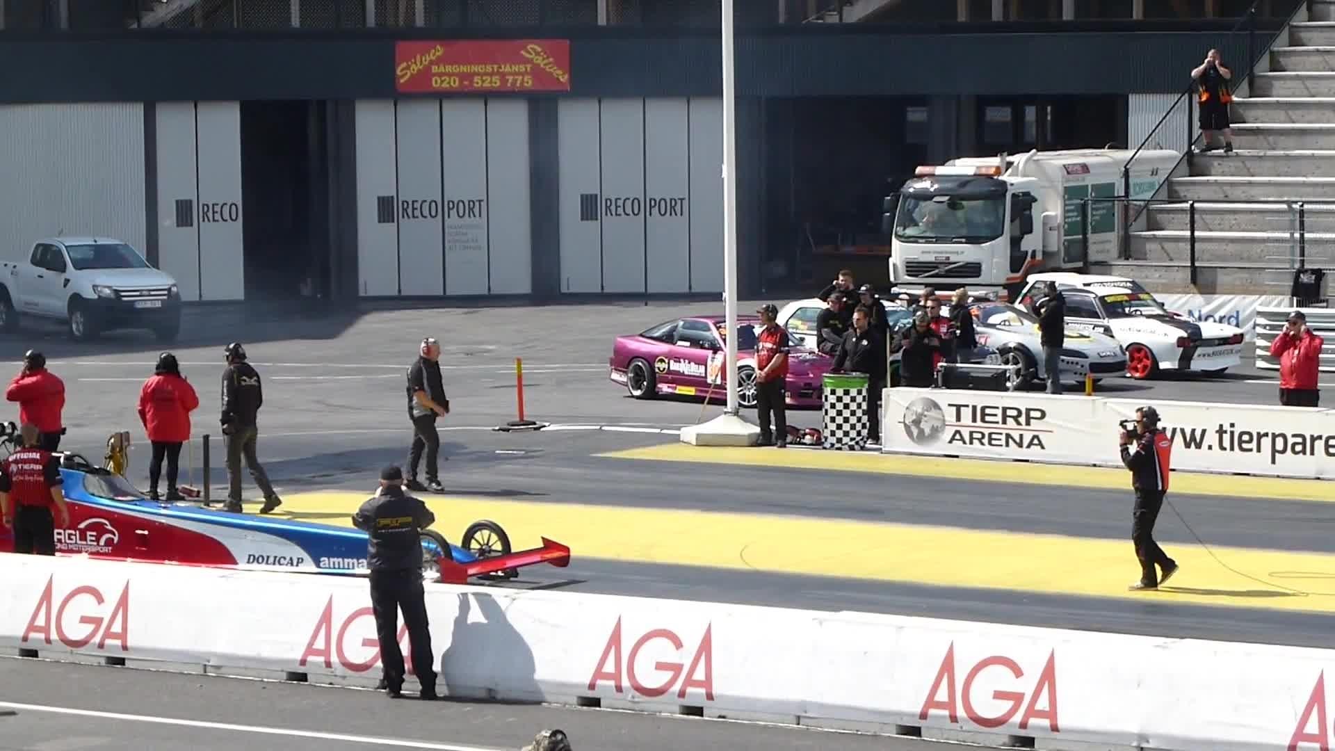 Engine Explosion on Track at Drag Race | Jukin Licensing