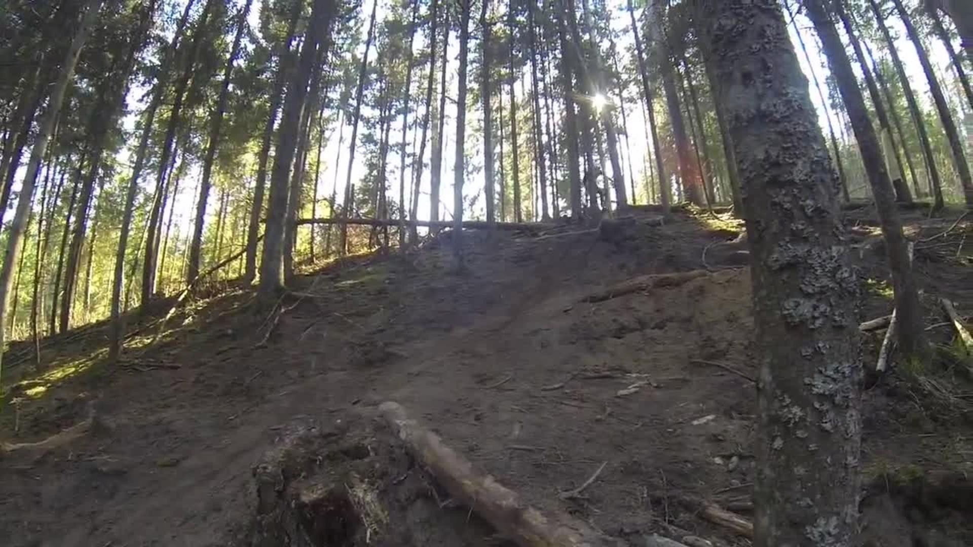 Mountain Bike Downhill Fail Over Handlebars | Jukin Licensing