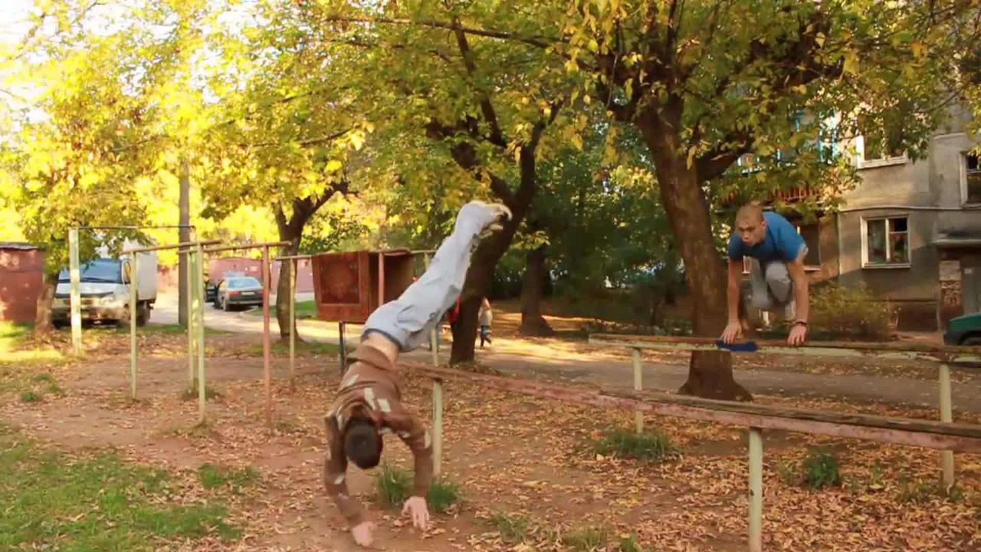 Two Guys Fail at Leaping Bars | Jukin Licensing