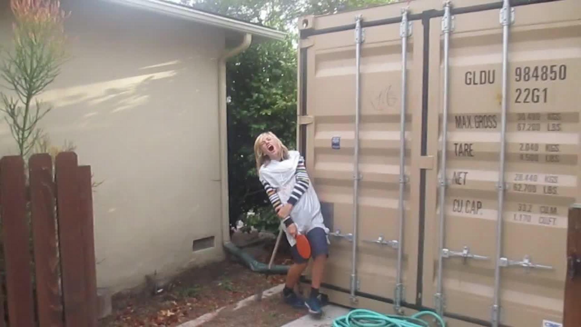 Kid Gets Hit in Arm with Water Balloon Shot from Slingshot | Jukin ...