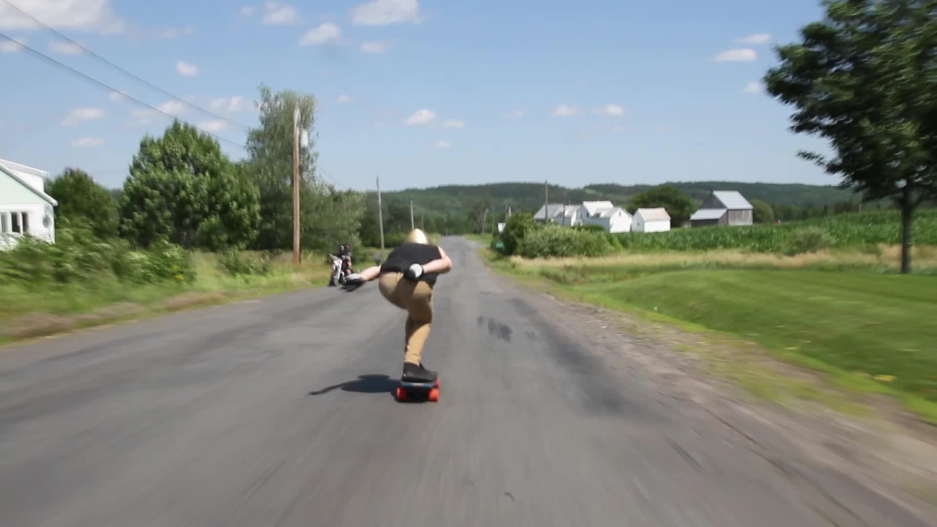 Guy Eats Pavement Speeding Down Road | Jukin Licensing
