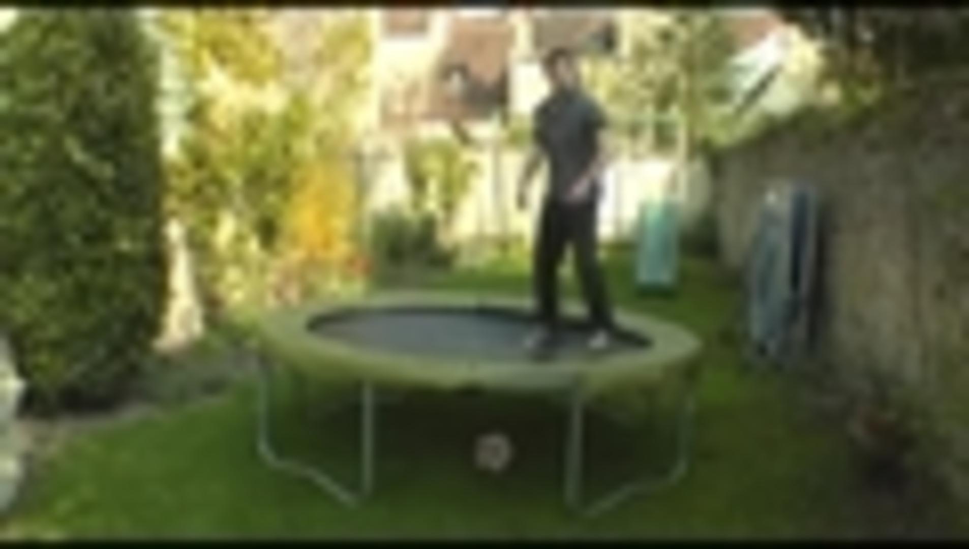 Guy Hits Butt on Trampoline | Jukin Licensing