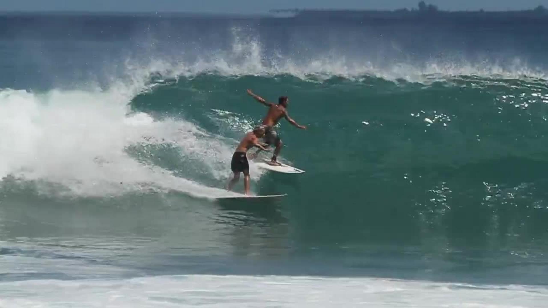 Surfer Attacks Surfer on Wave | Jukin Licensing