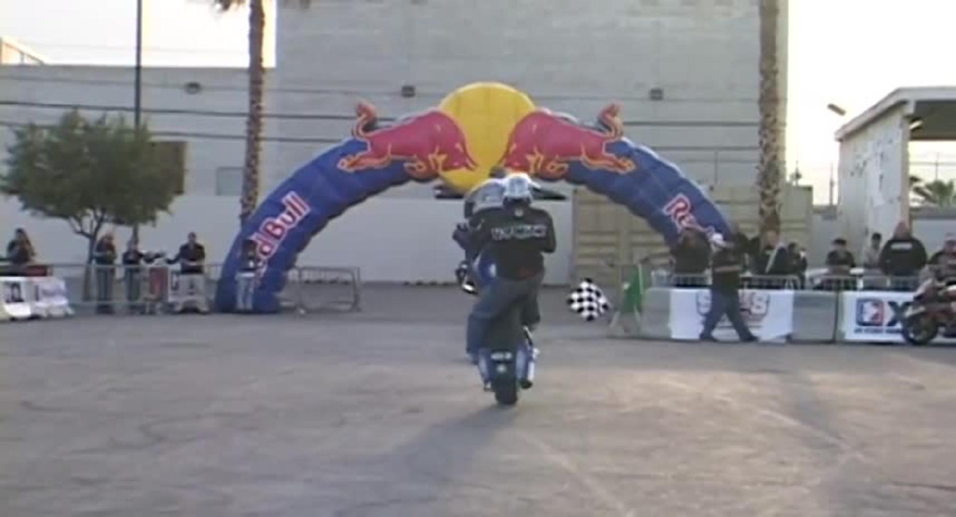 Backflip Off of Motorcycle During Wheelie Near Win | Jukin Licensing