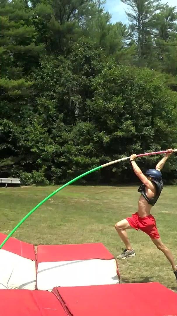 Guy Pole Vaults into Second Story Window | Jukin Licensing