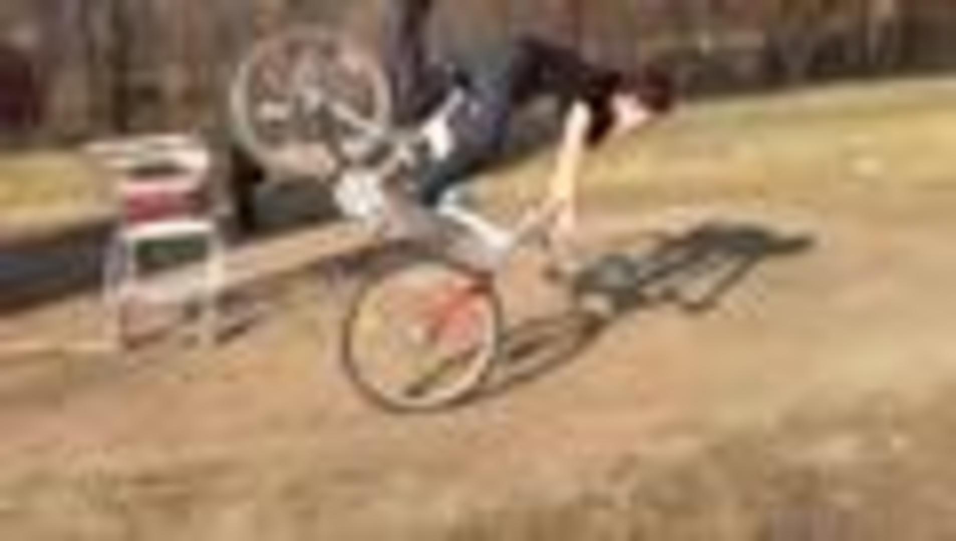 Biker Crashes on Makeshift Ramp | Jukin Licensing