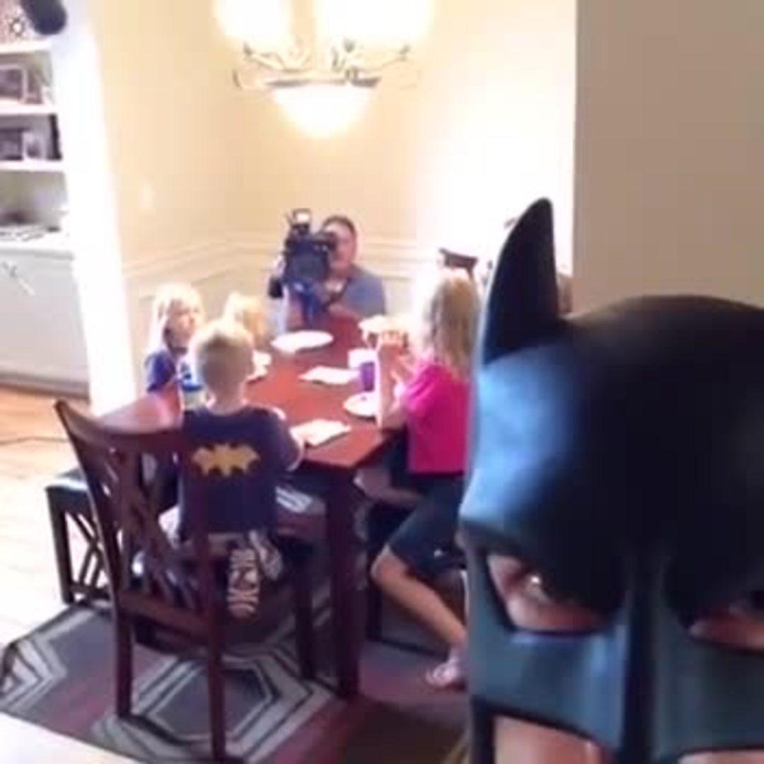 BatDad Scolds Videographer for Filming His Kids | Jukin Licensing