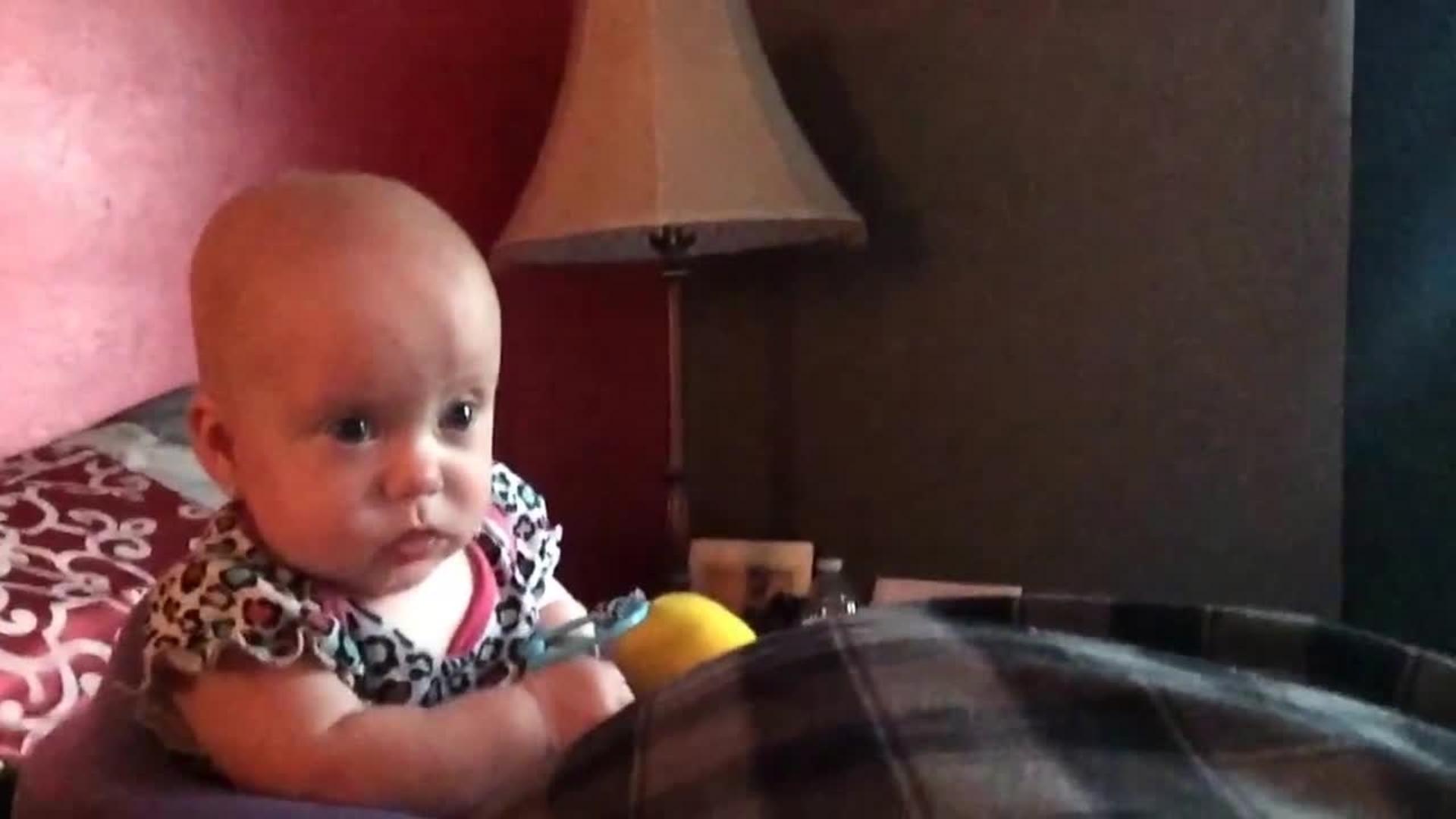 Dad Scares Baby with Farts | Jukin Licensing