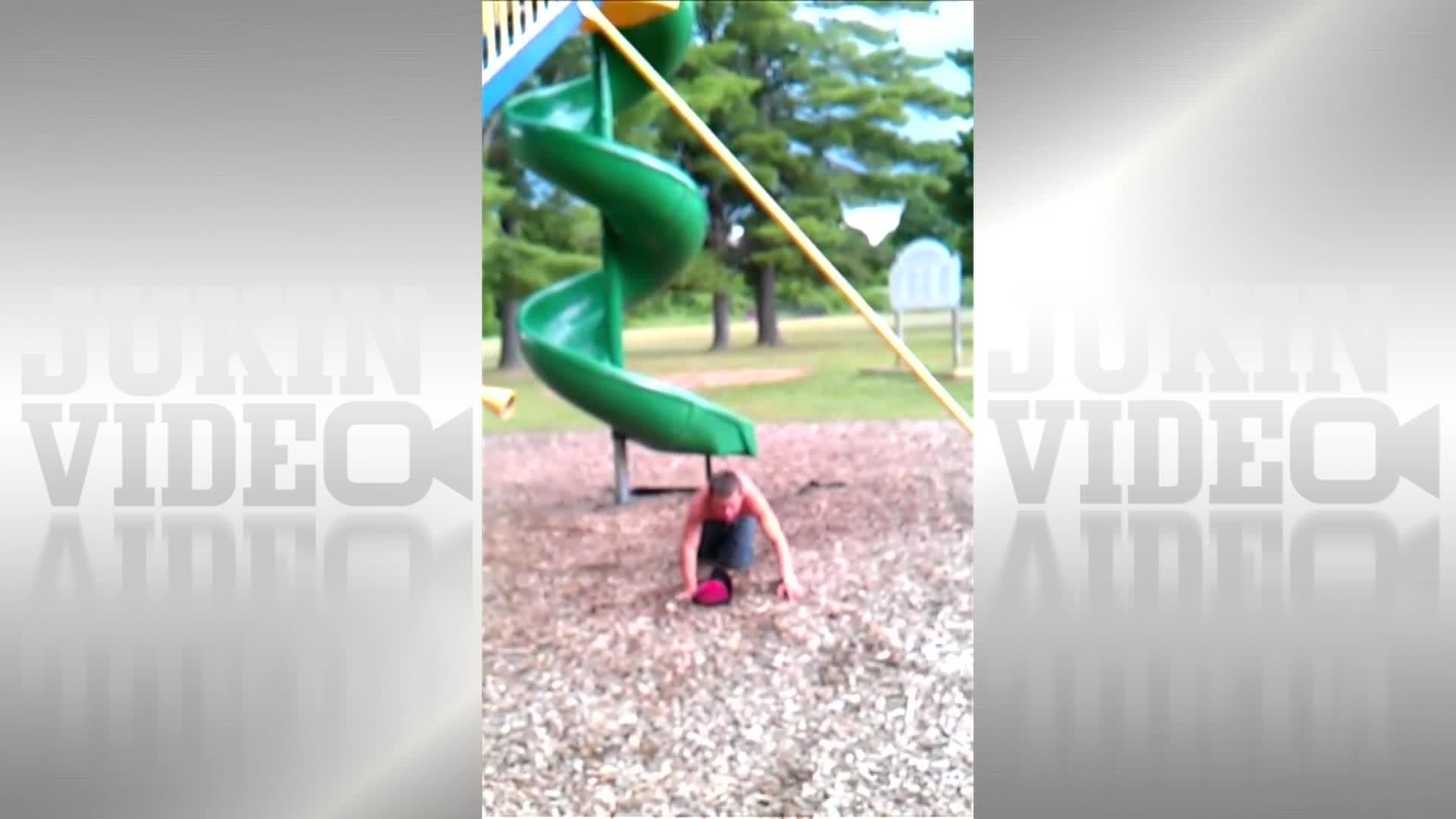 25 Foot Slide Drop Faceplant | Jukin Licensing