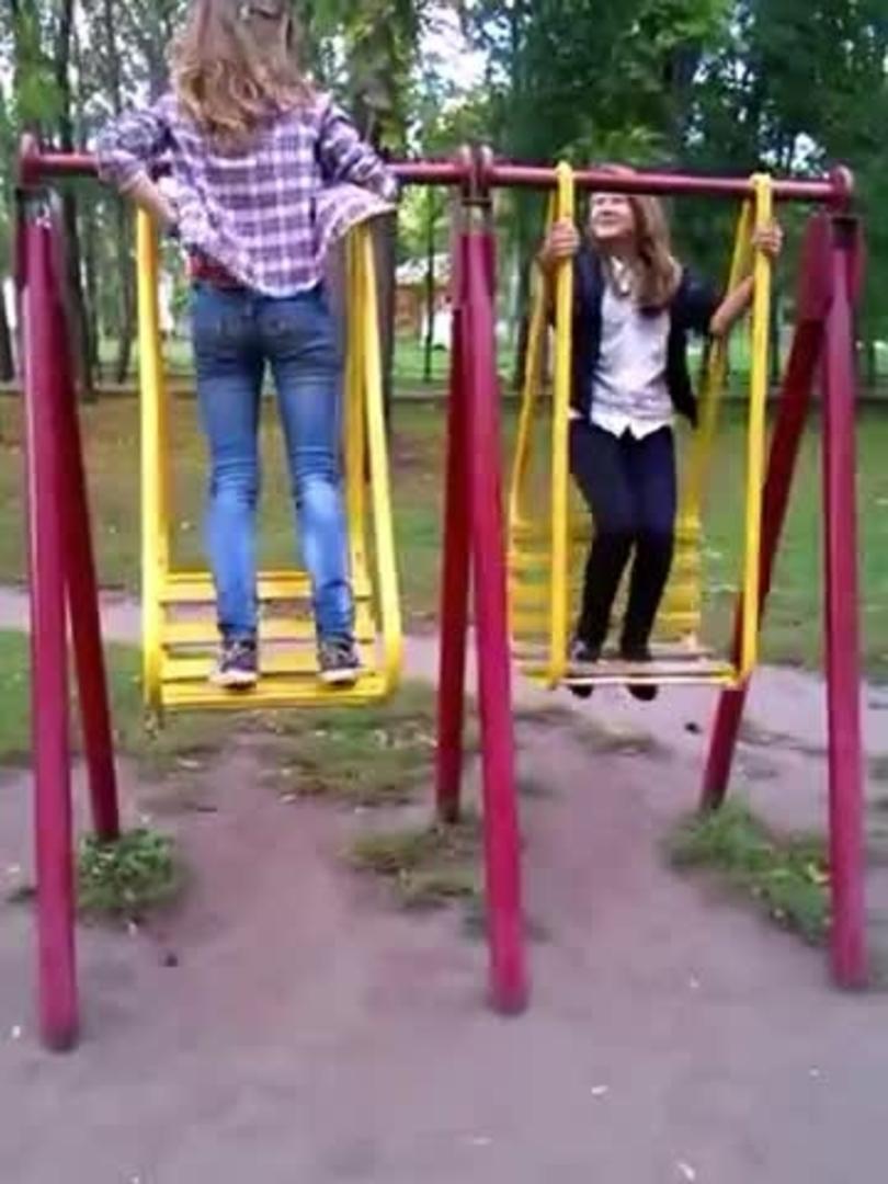 Full Rotation Swing Set Fail | Jukin Media Inc