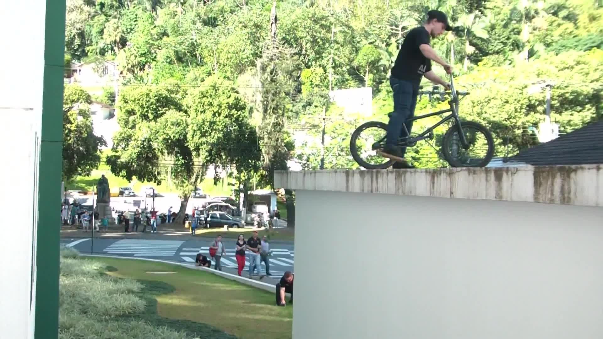 Bike Jump off Ledge Fail | Jukin Licensing