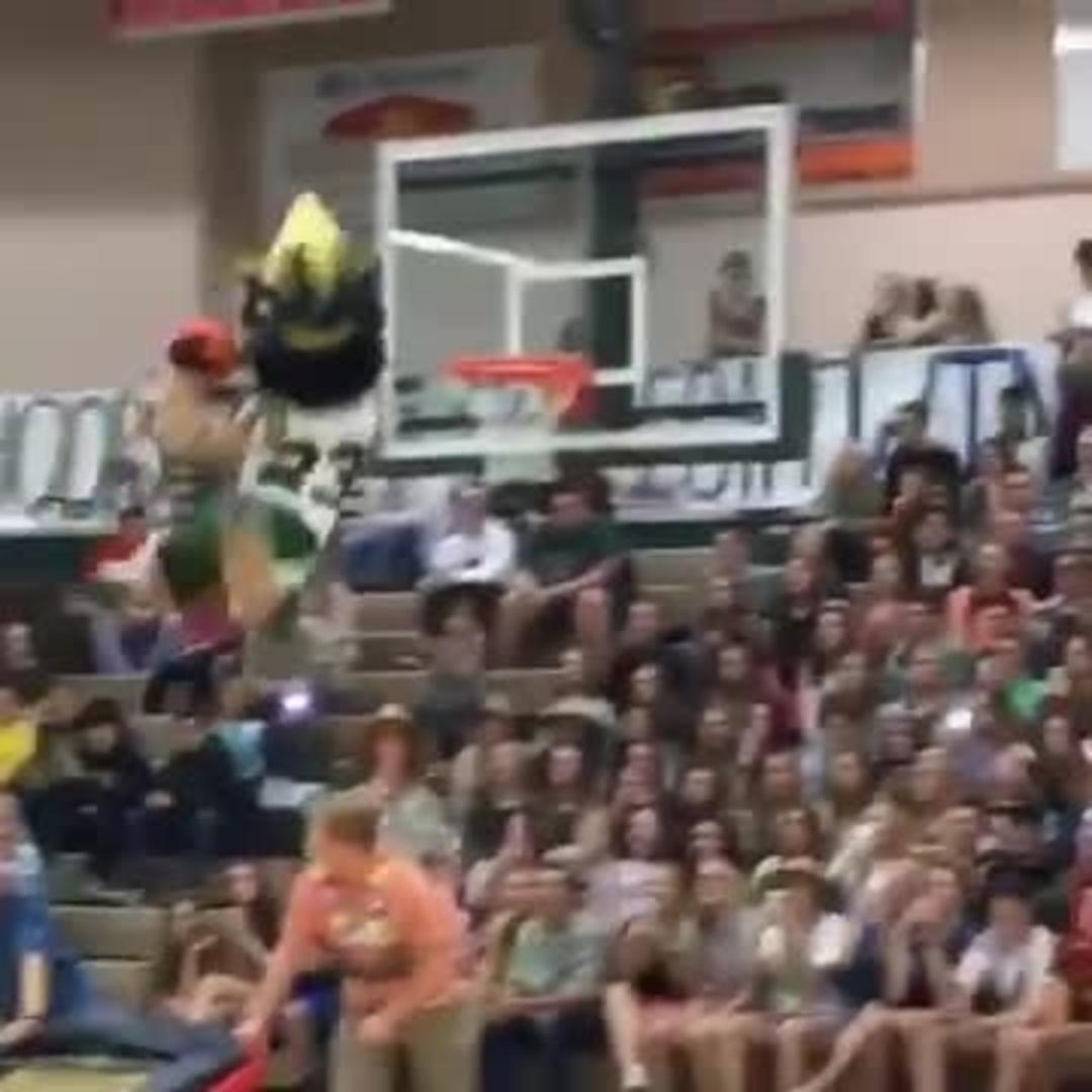 Pep Rally Slam Dunk Fail | Jukin Media Inc
