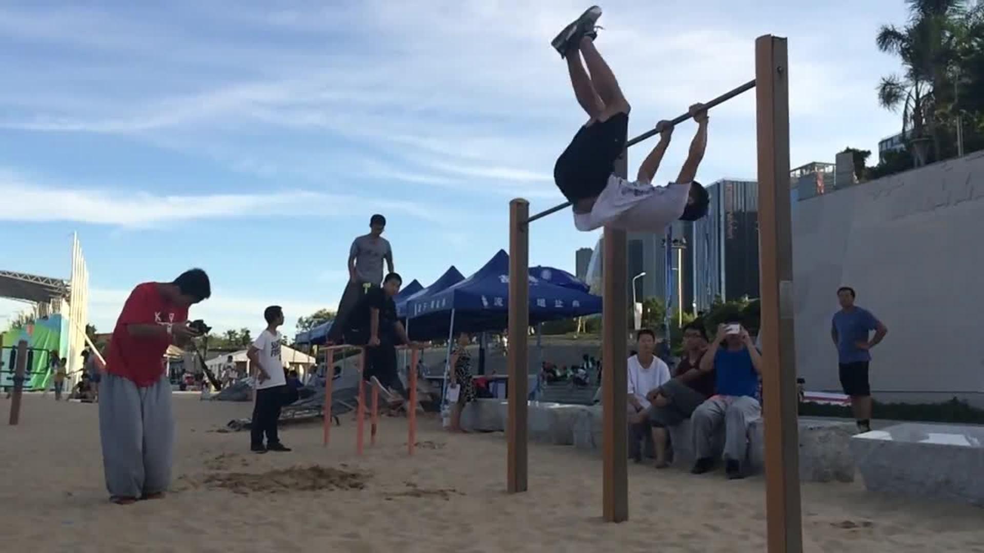 Guy Hits Head after Flipping off Bar | Jukin Media Inc