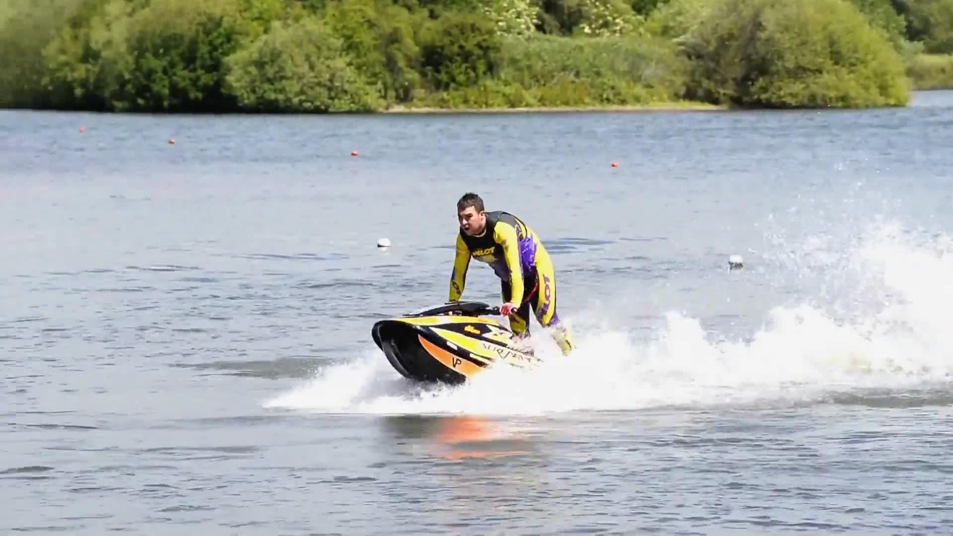Jet Skier Performs Amazing Freestyle Tricks | Jukin Media Inc